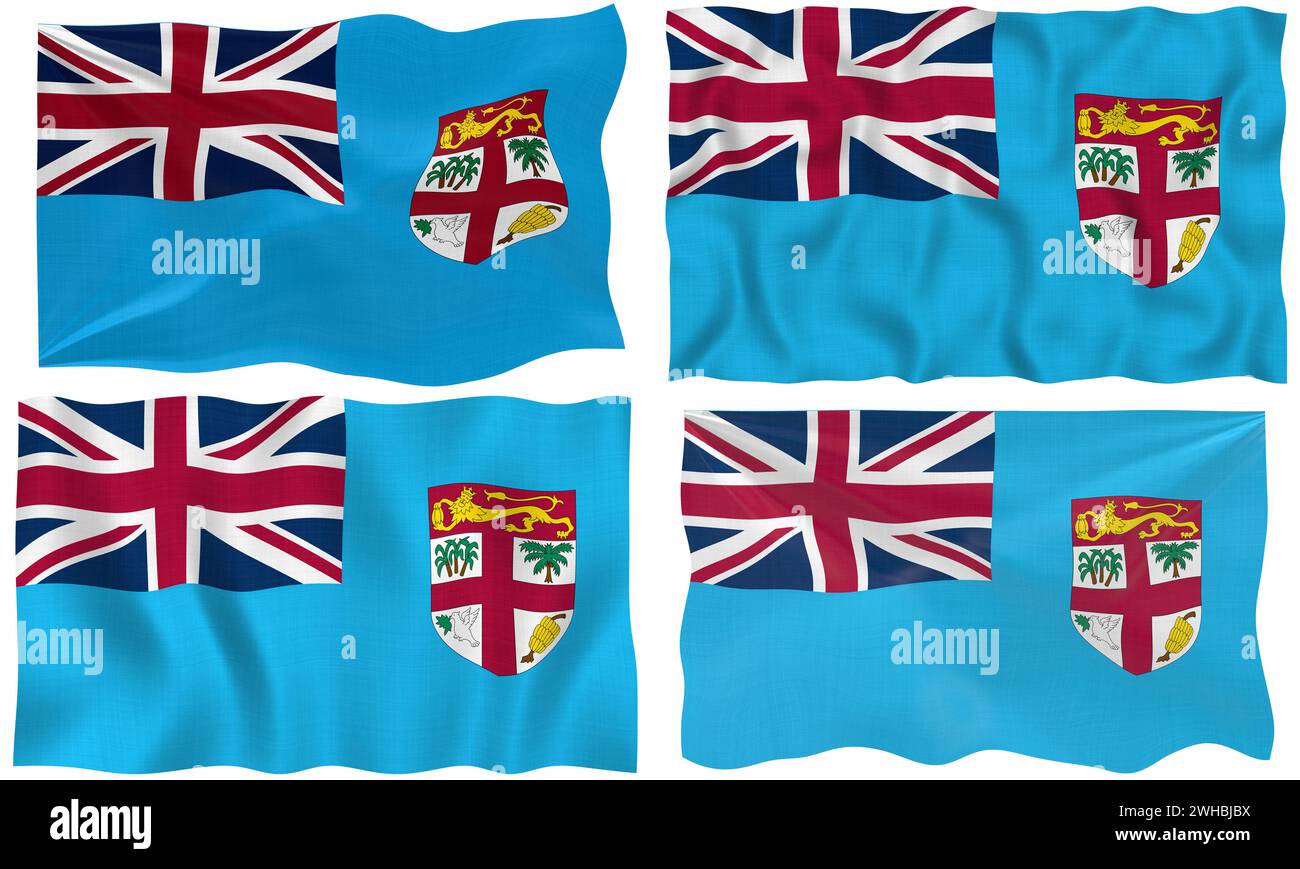 Flag of Fiji Stock Photo - Alamy