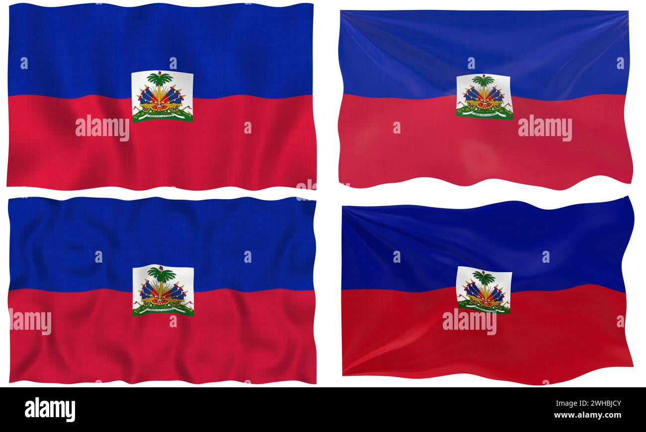 Flag of Haiti Stock Photo - Alamy