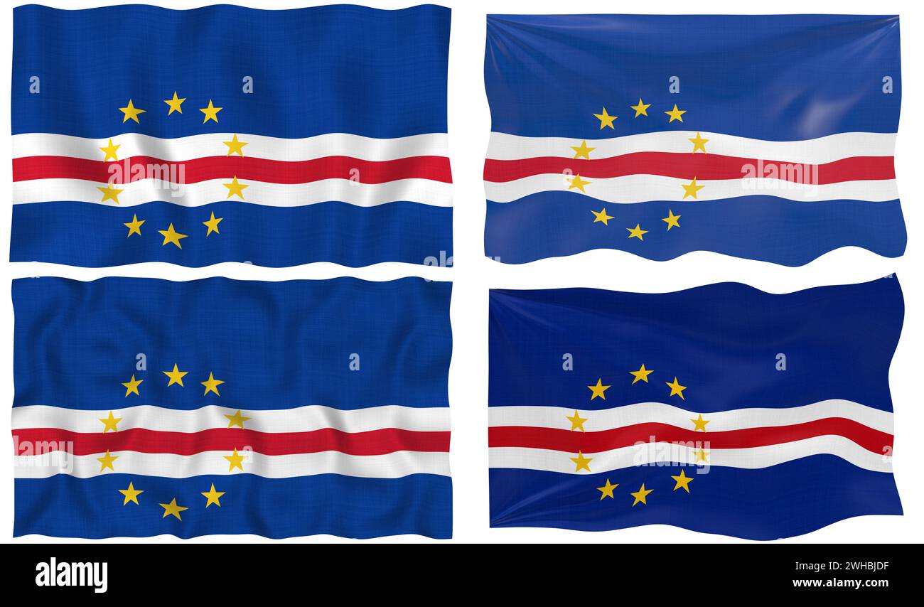 Flag of Cape Verde Stock Photo - Alamy
