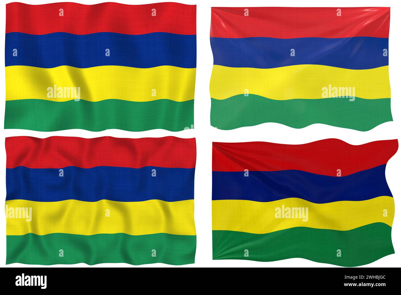 Flag of Mauritius Stock Photo - Alamy