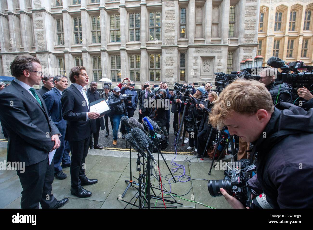 London, England, UK. 9th Feb, 2024. Prince Harry's lawyer DAVID ...