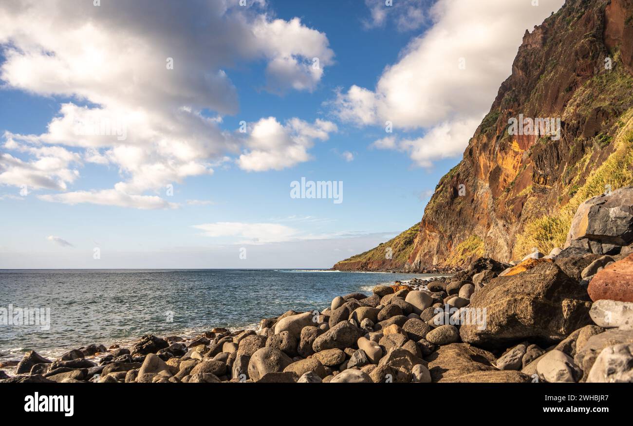 Madeira Island Portugal. Cliffs and ocean views around the island in ...