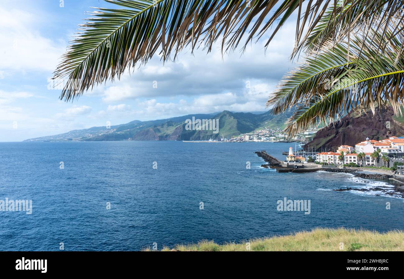 Madeira Island Portugal. Cliffs and ocean views around the island in ...