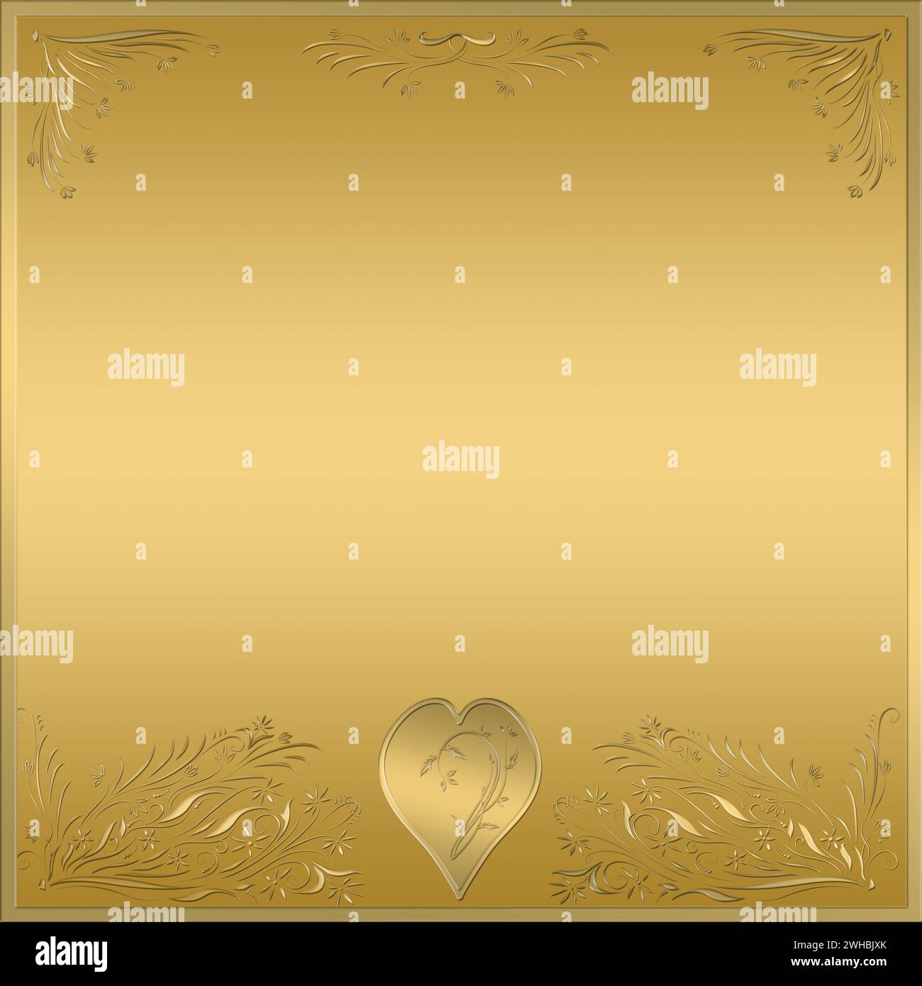 Gold frame lines hi-res stock photography and images - Alamy