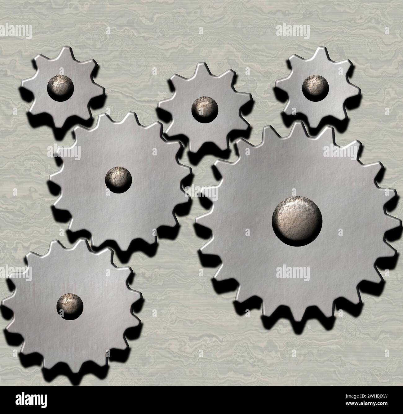 Clockwork drawing hi-res stock photography and images - Alamy