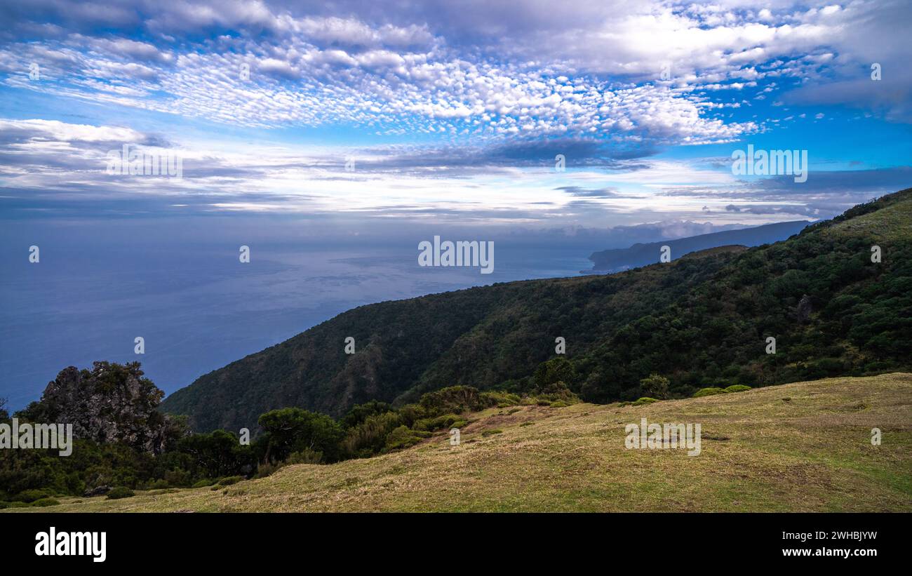 Madeira Island Portugal. Cliffs and ocean views around the island in ...