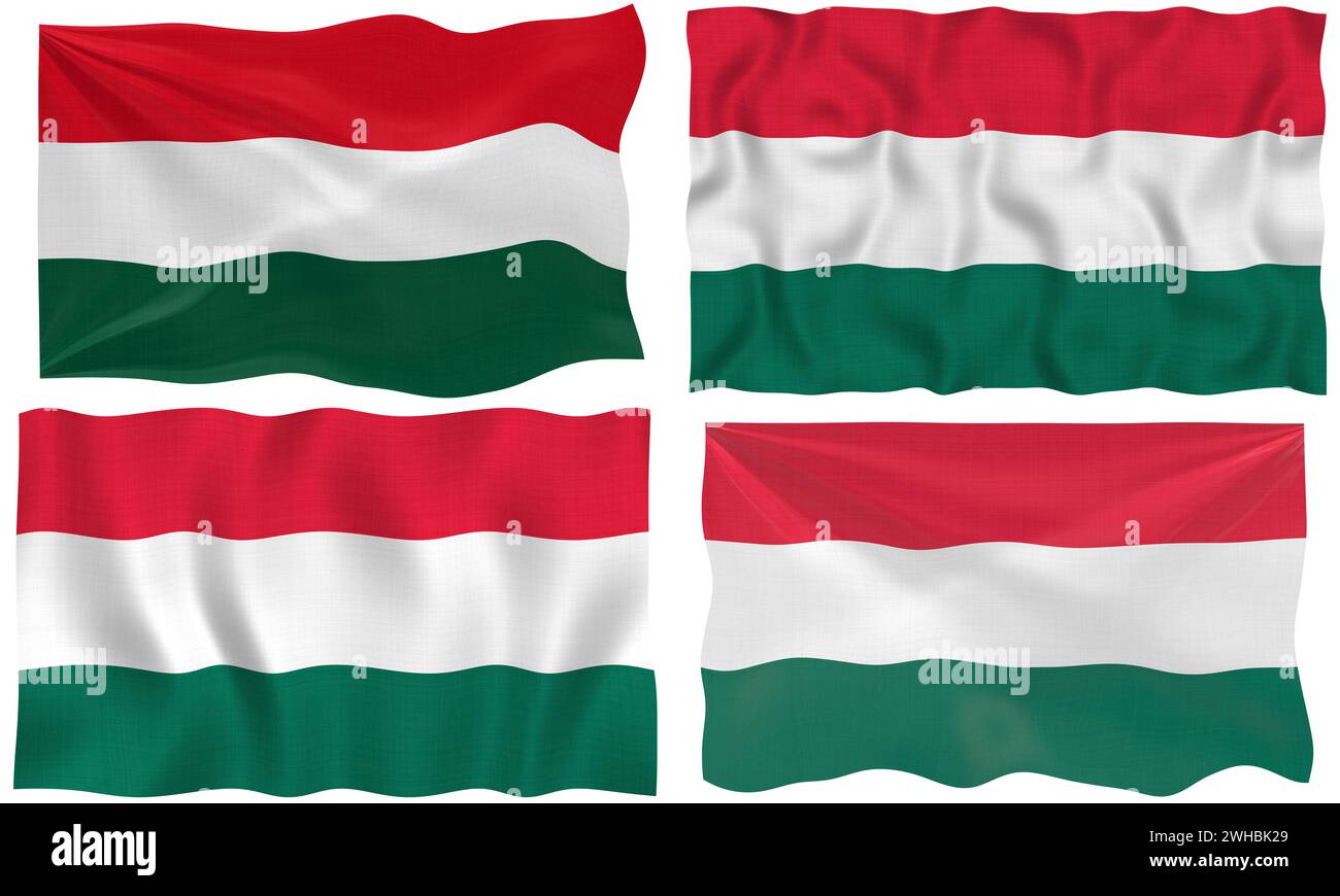 Flag of hungary Stock Photo - Alamy