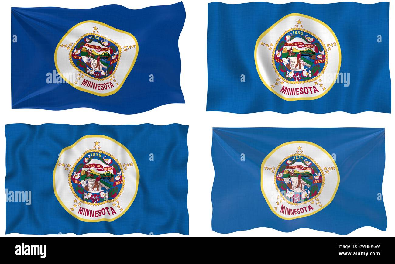 Flag of Minnesota Stock Photo - Alamy