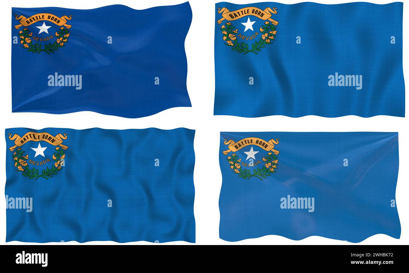 Flag of Nevada Stock Photo - Alamy