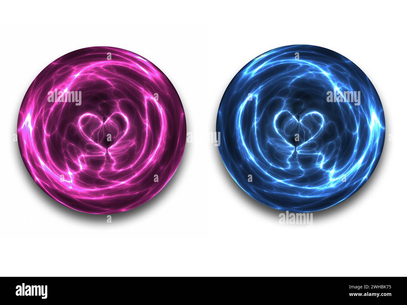 Crystal ball love Cut Out Stock Images & Pictures - Alamy