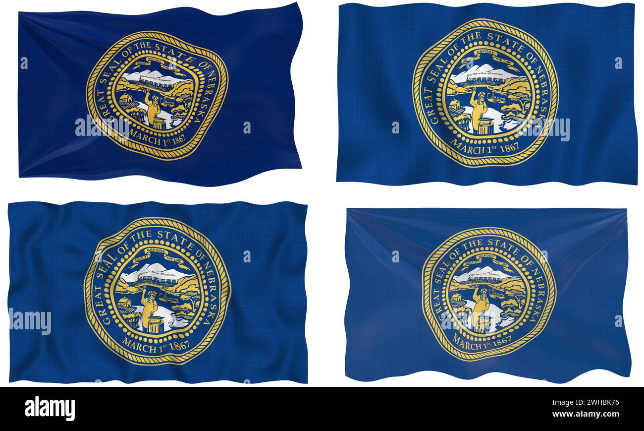 Flag of Nebraska Stock Photo - Alamy