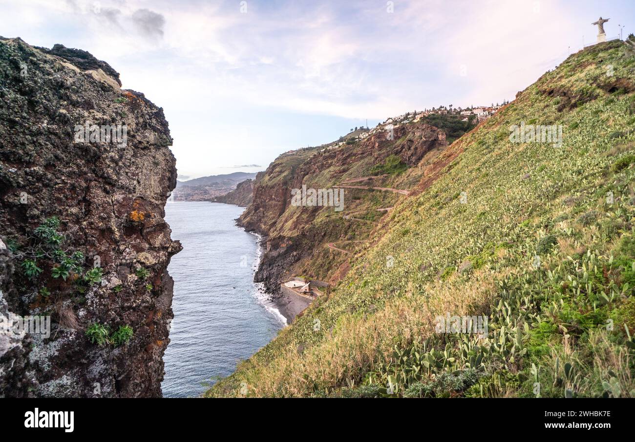 Madeira Island Portugal. Cliffs and ocean views around the island in ...