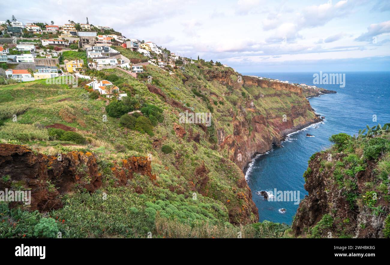 Madeira Island Portugal. Cliffs and ocean views around the island in ...