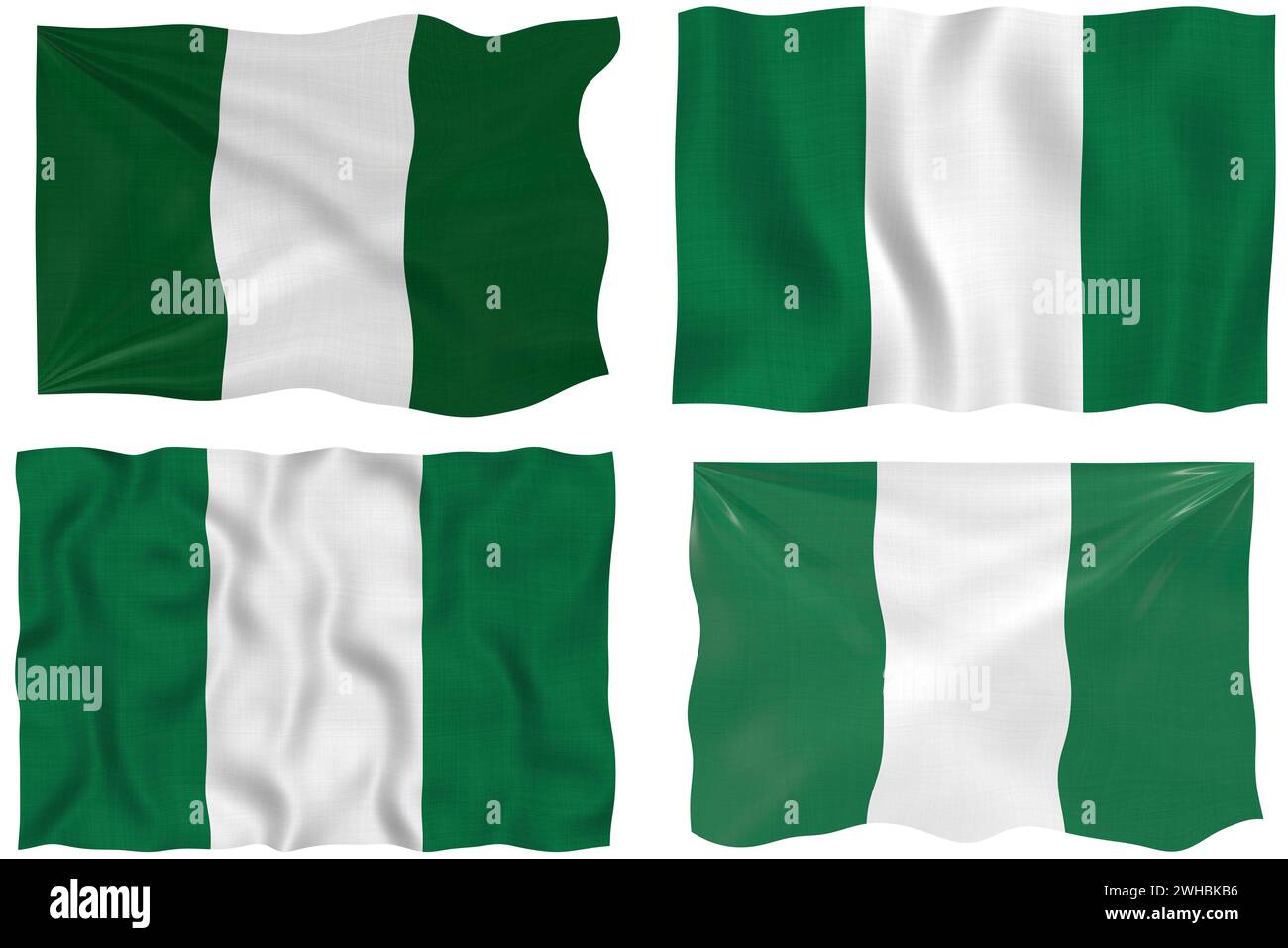 Flag of Nigeria Stock Photo - Alamy
