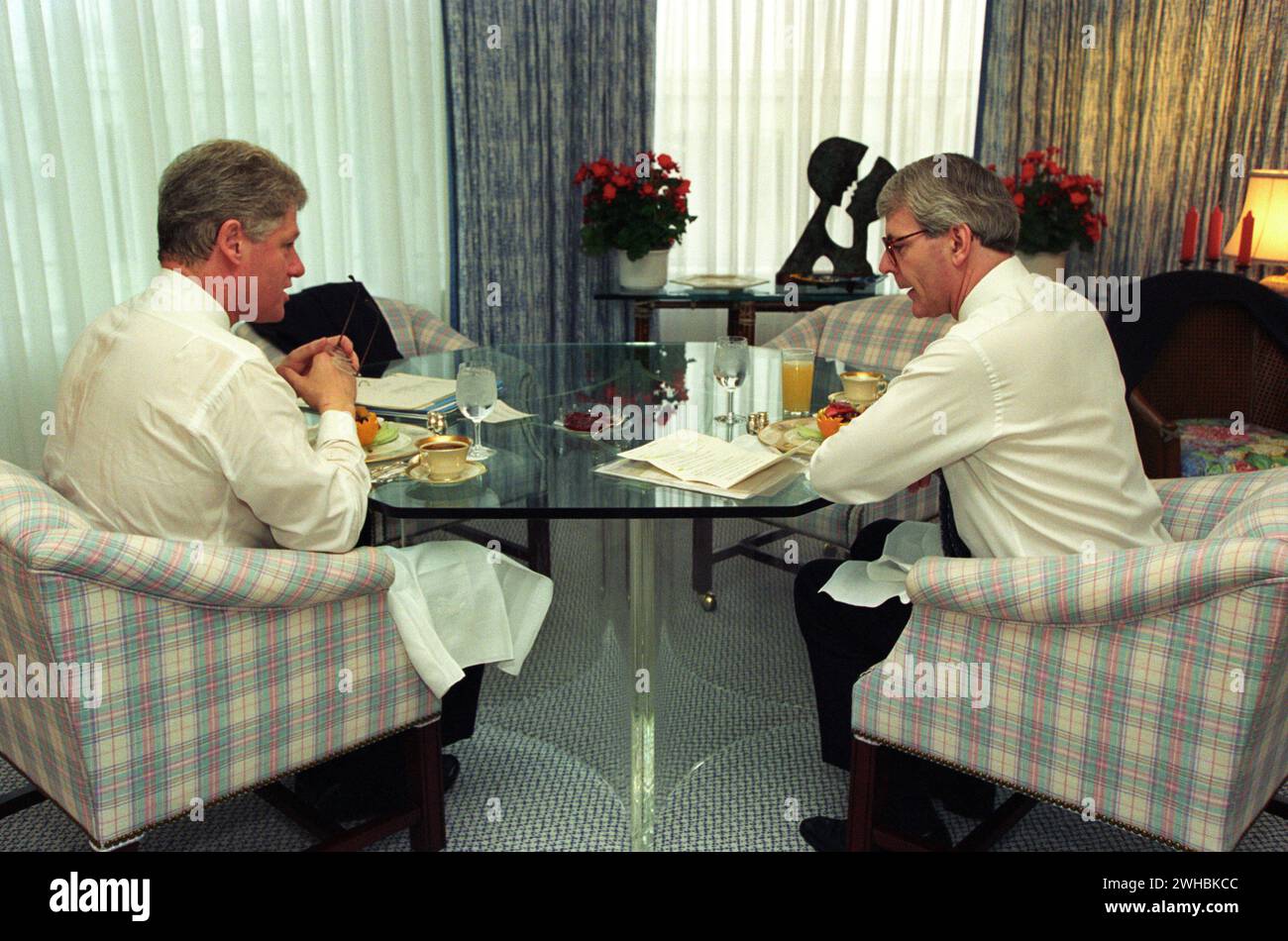 John major bill clinton prime hi-res stock photography and images - Alamy