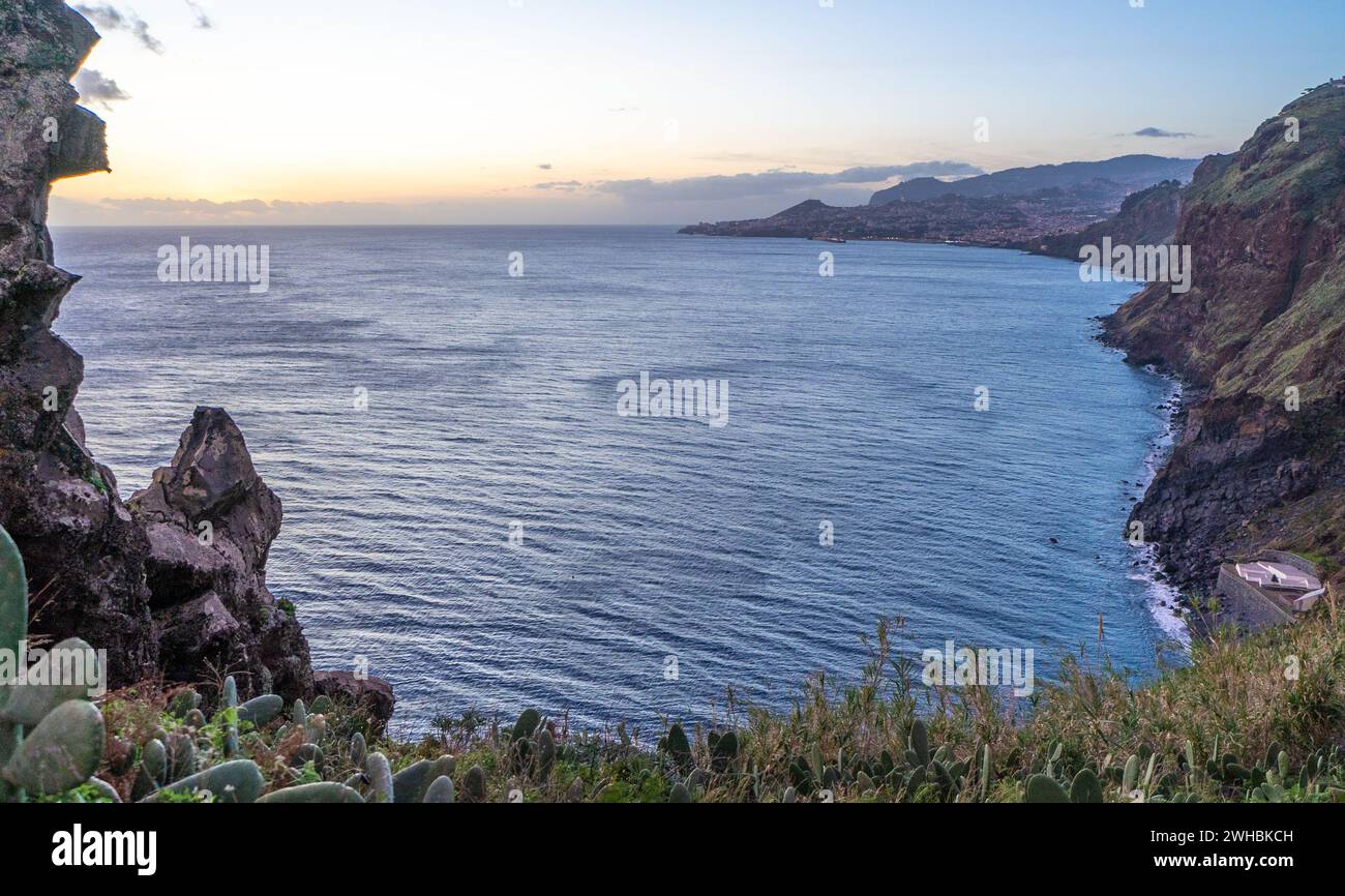 Madeira Island Portugal. Cliffs and ocean views around the island in ...