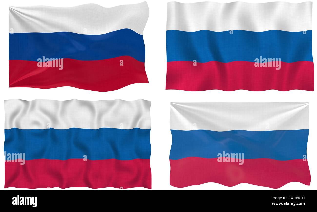 Flag of the Russain Federation Stock Photo - Alamy