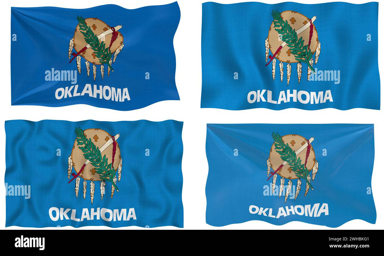 Flag of Oklahoma Stock Photo - Alamy