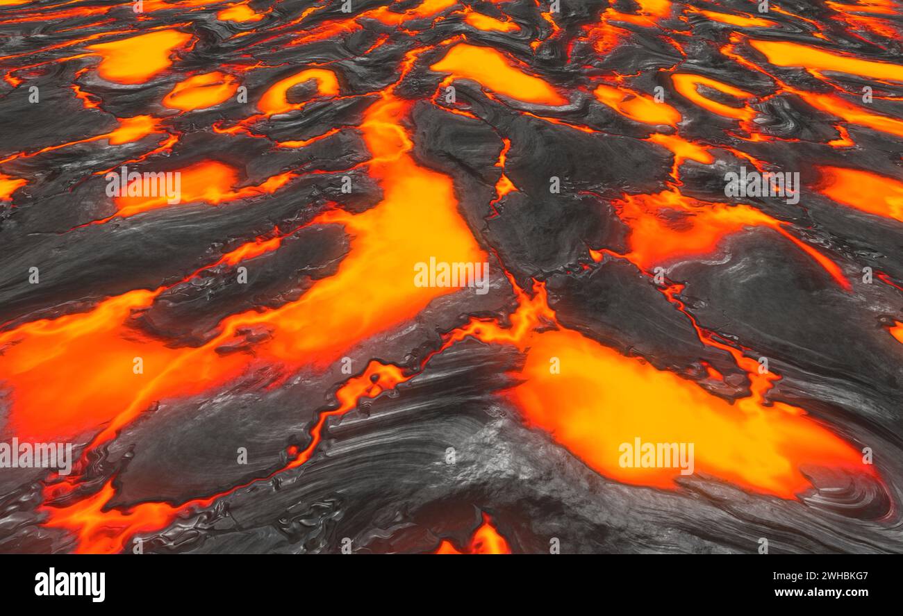a large background image of molten lava Stock Photo - Alamy