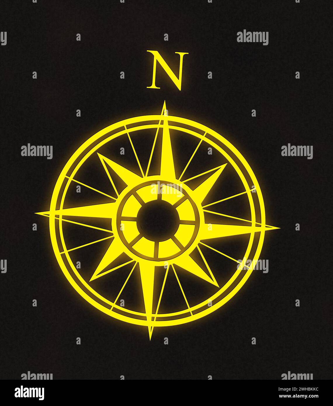 North arrow hi-res stock photography and images - Alamy