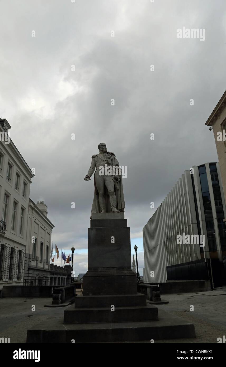 General Belliard monument in Brussels Stock Photo - Alamy