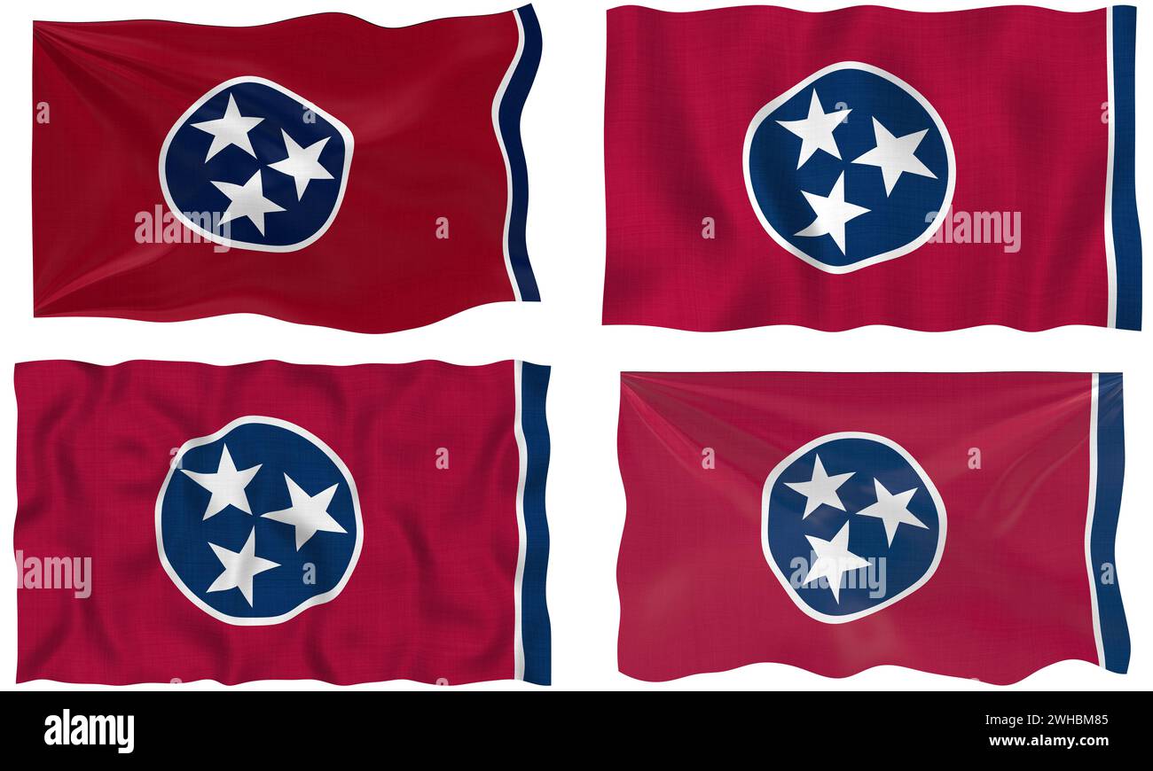 Flag of Tennessee Stock Photo - Alamy