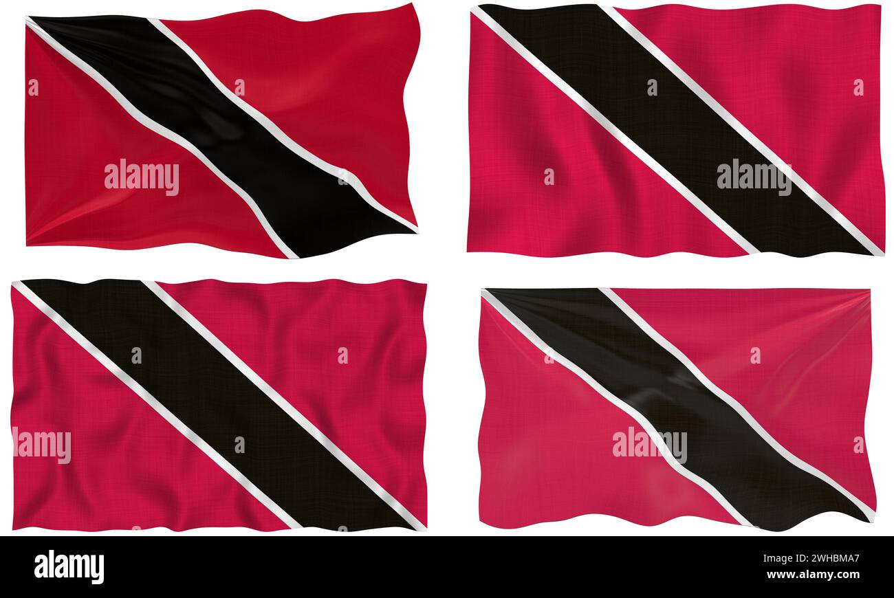 Flag of Trinidad, Tobago Stock Photo - Alamy