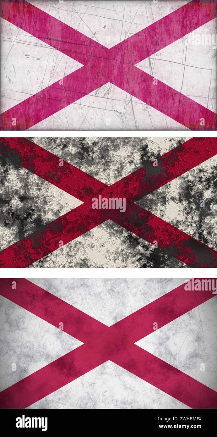 Flag of alabama Stock Photo - Alamy