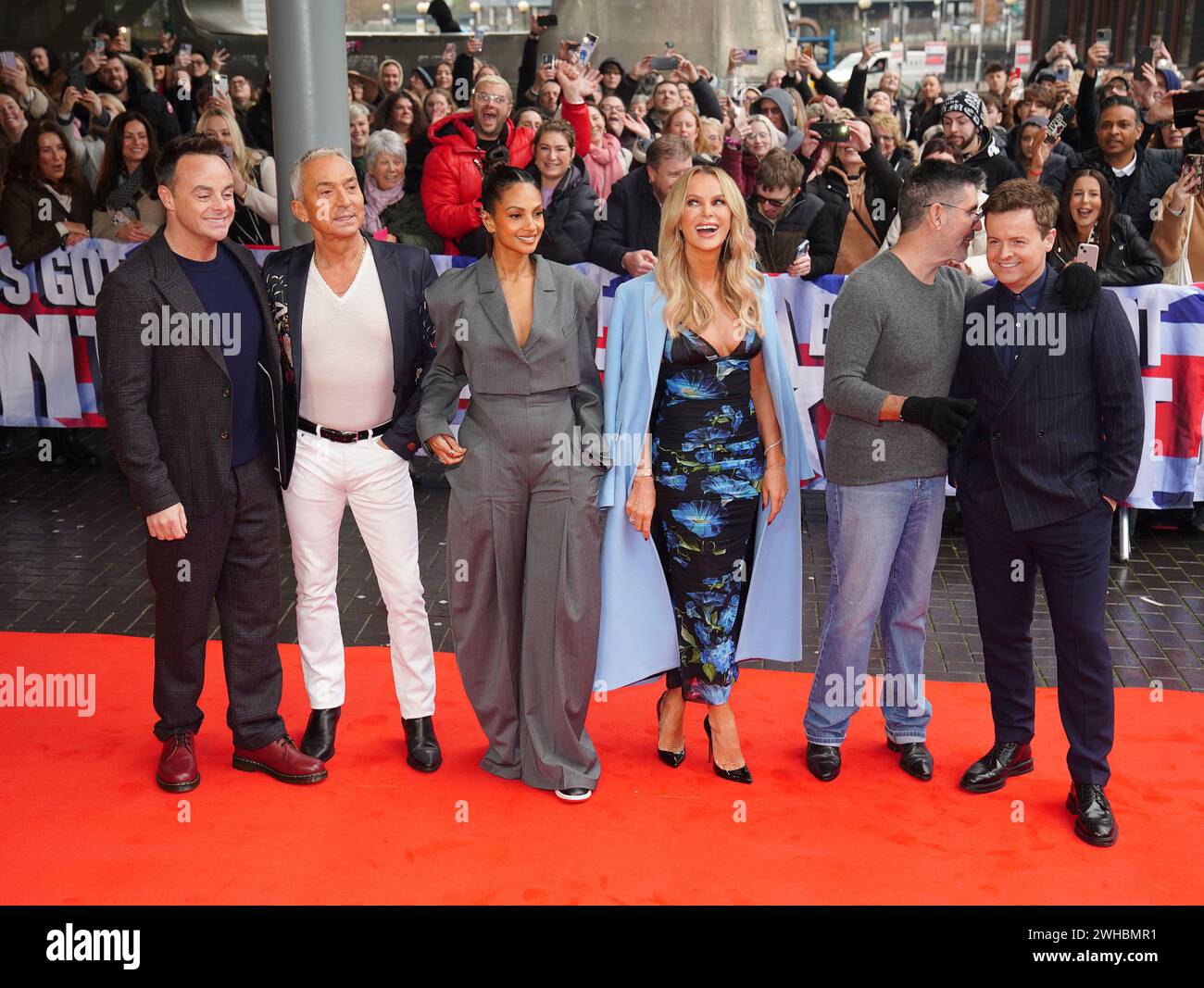 (left to right) Ant McPartlin, Bruno Tonioli, Alesha Dixon, Amanda ...