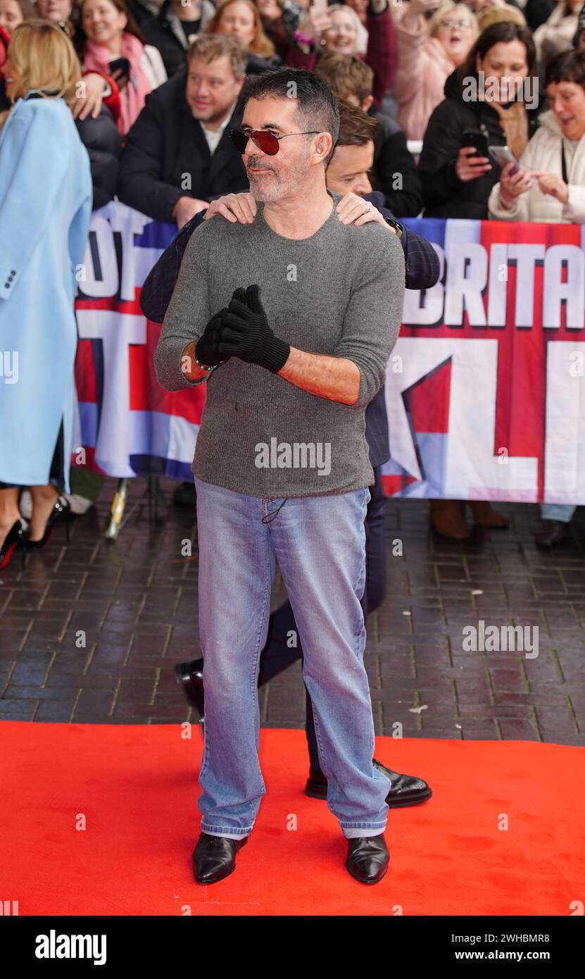 Simon Cowell arrives for Britain's Got Talent auditions at The Lowry ...