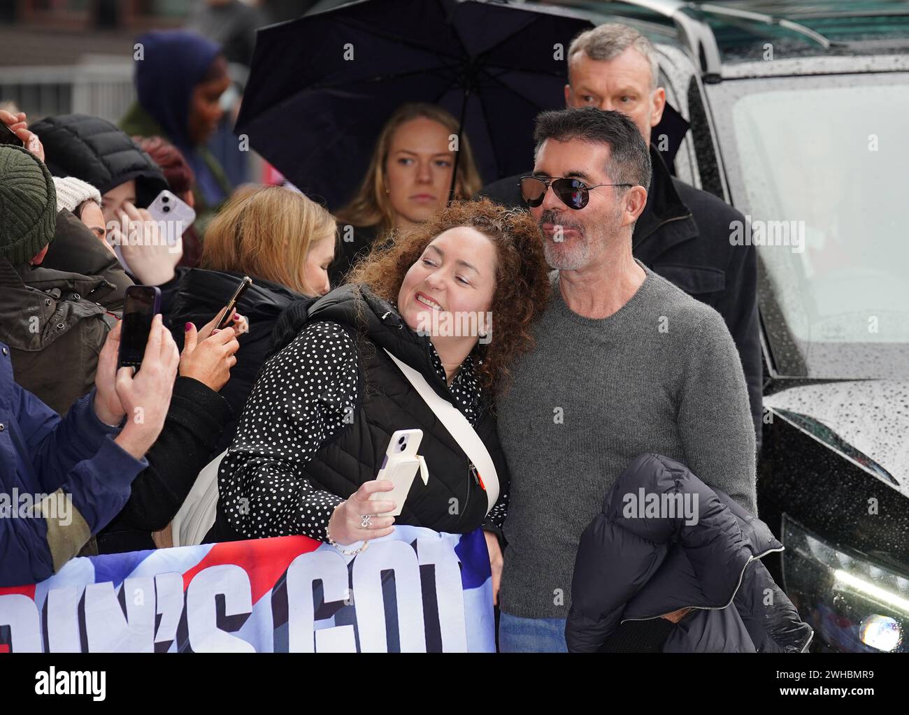 Simon Cowell arrives for Britain's Got Talent auditions at The Lowry ...