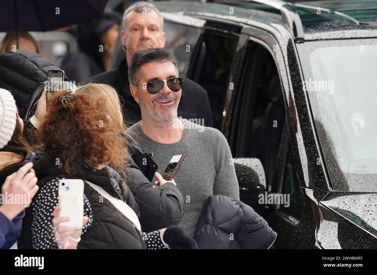 Simon Cowell arrives for Britain's Got Talent auditions at The Lowry ...