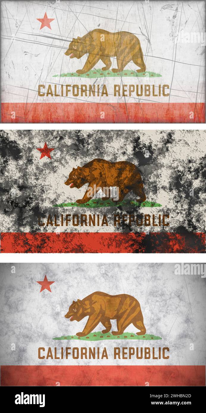Flag of California Stock Photo - Alamy