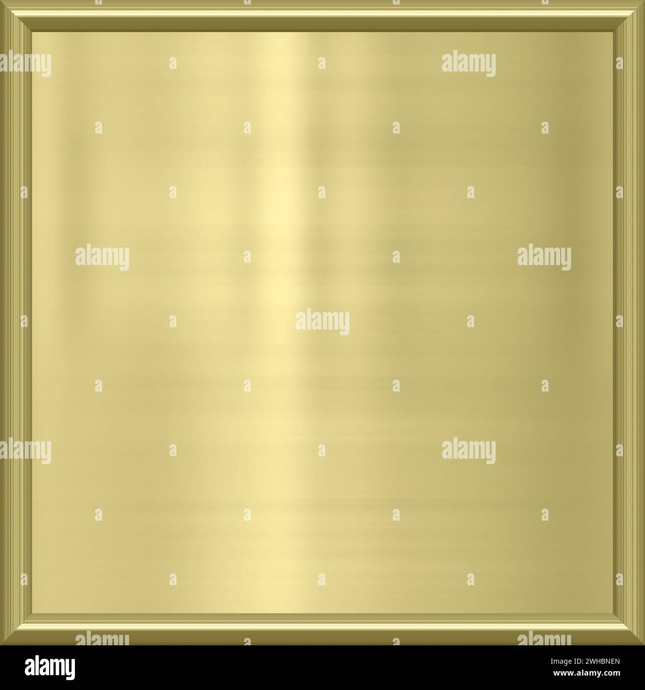 Golden metal award frame Stock Photo - Alamy