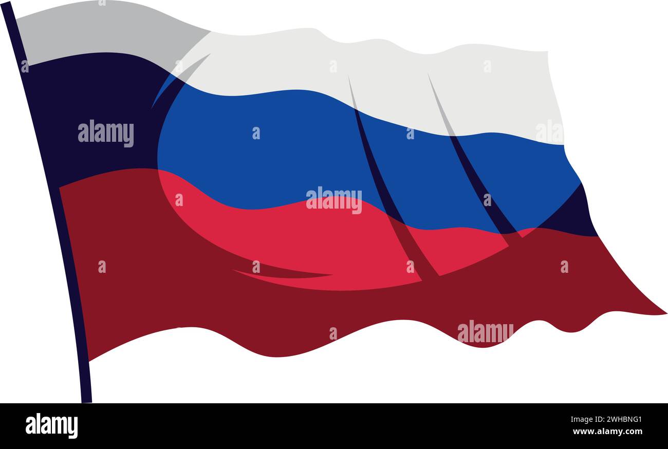 russia flag emblem Stock Vector Image & Art - Alamy