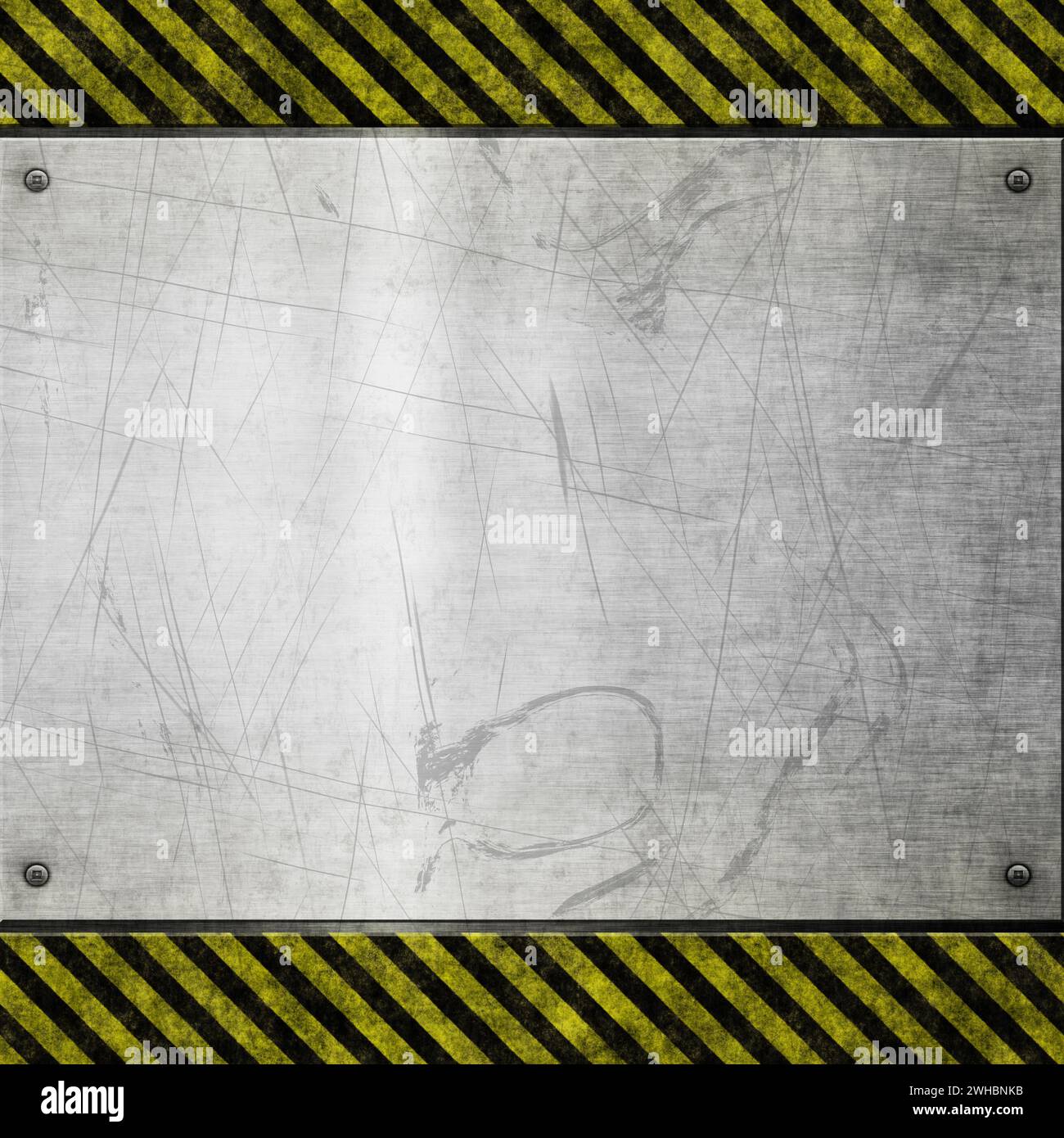 Metal hazard warning sign hi-res stock photography and images - Alamy