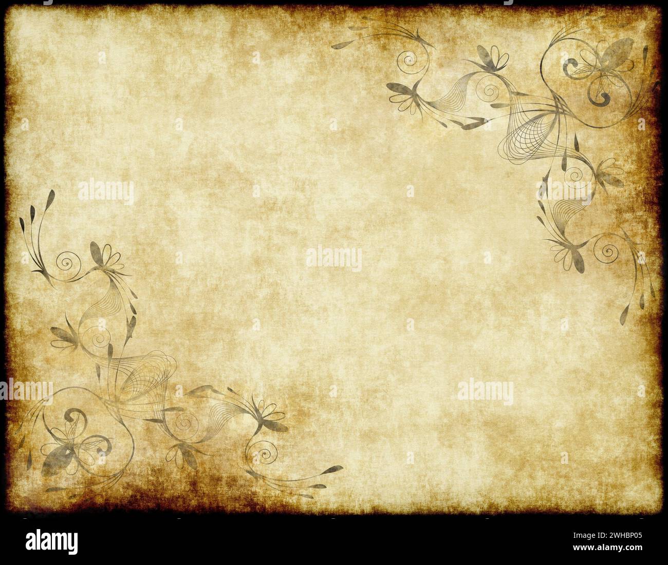 Old paper or parchment Stock Photo - Alamy