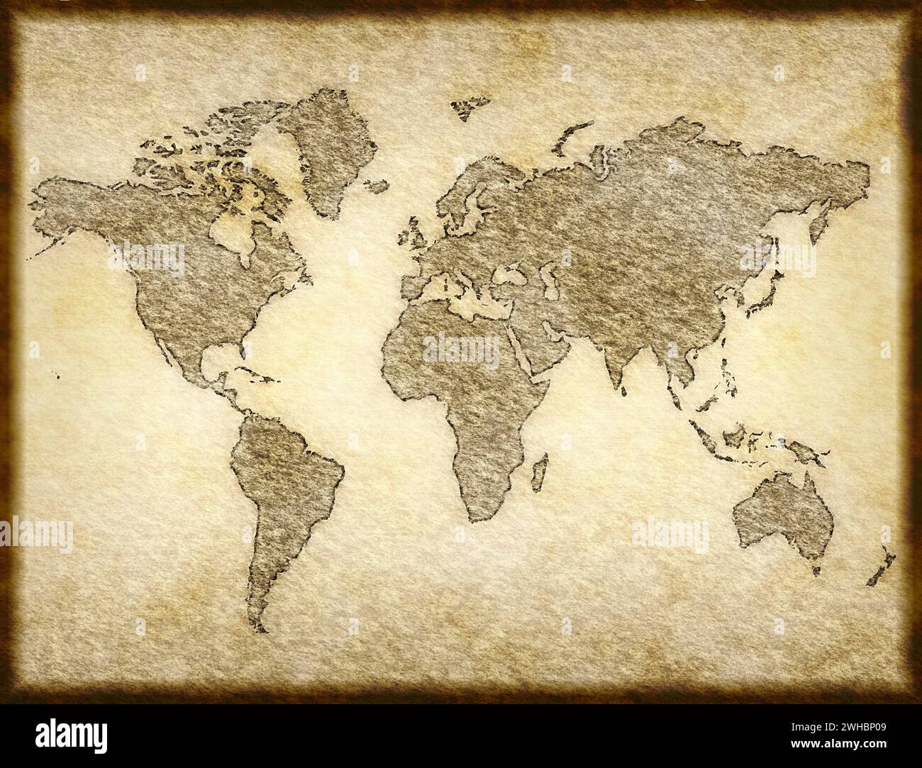 Old sketch map hi-res stock photography and images - Alamy