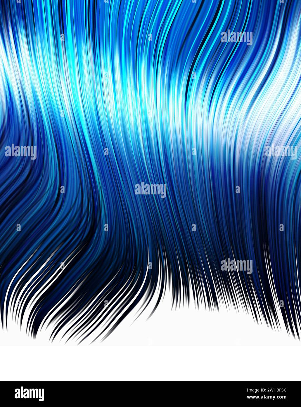 Anime girl cartoon blue hair hi-res stock photography and images - Alamy