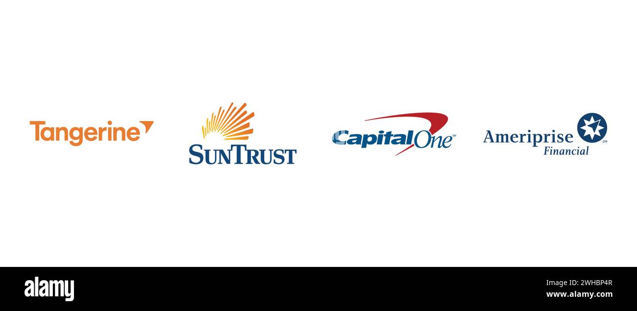 Tangerine bank logo hi-res stock photography and images - Alamy