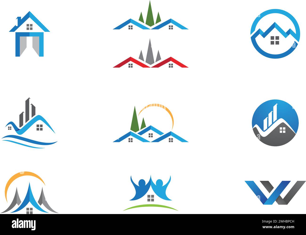 Real Estate , Property and Construction Logo design for business ...
