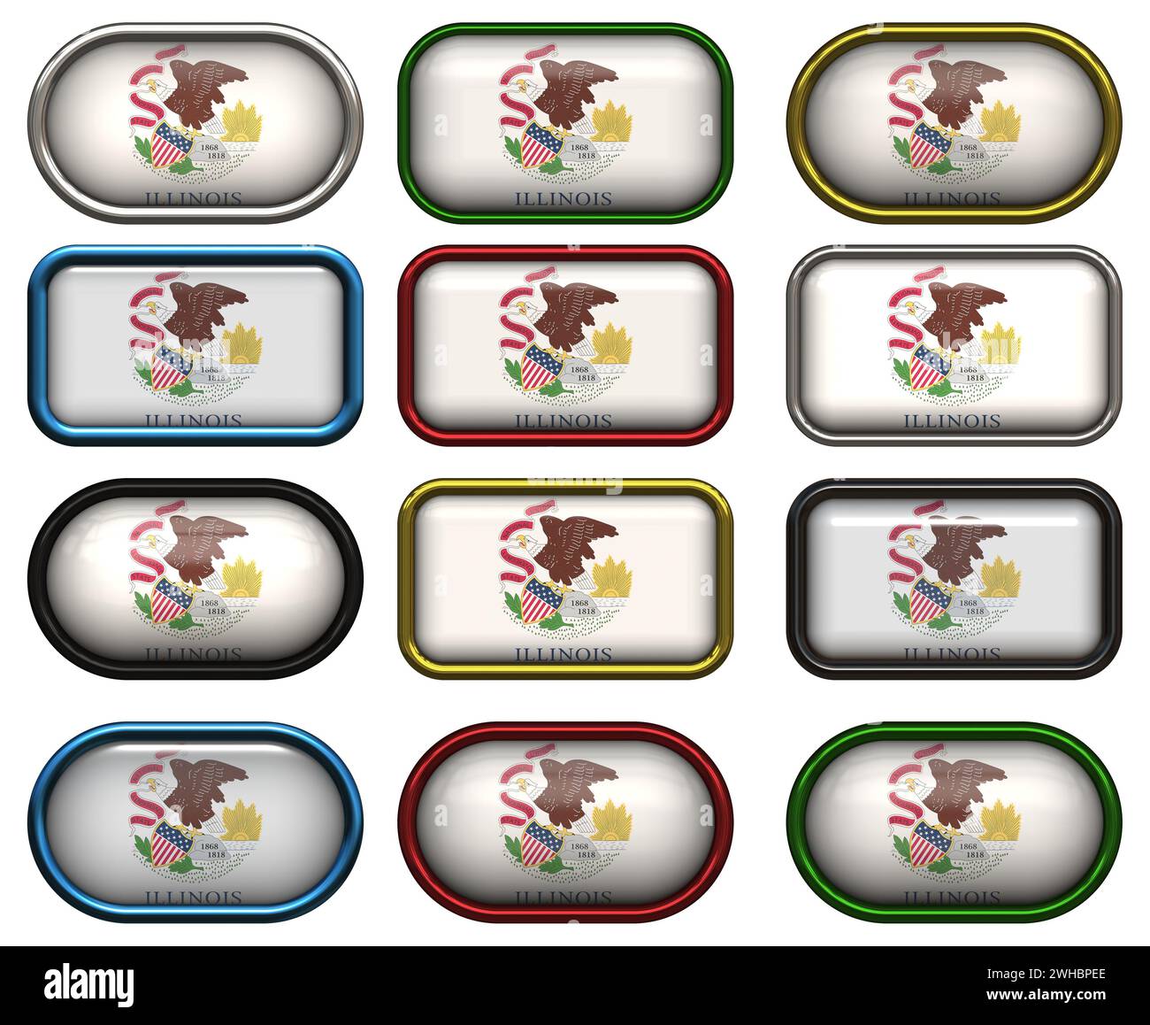 Illinois symbol hi-res stock photography and images - Alamy