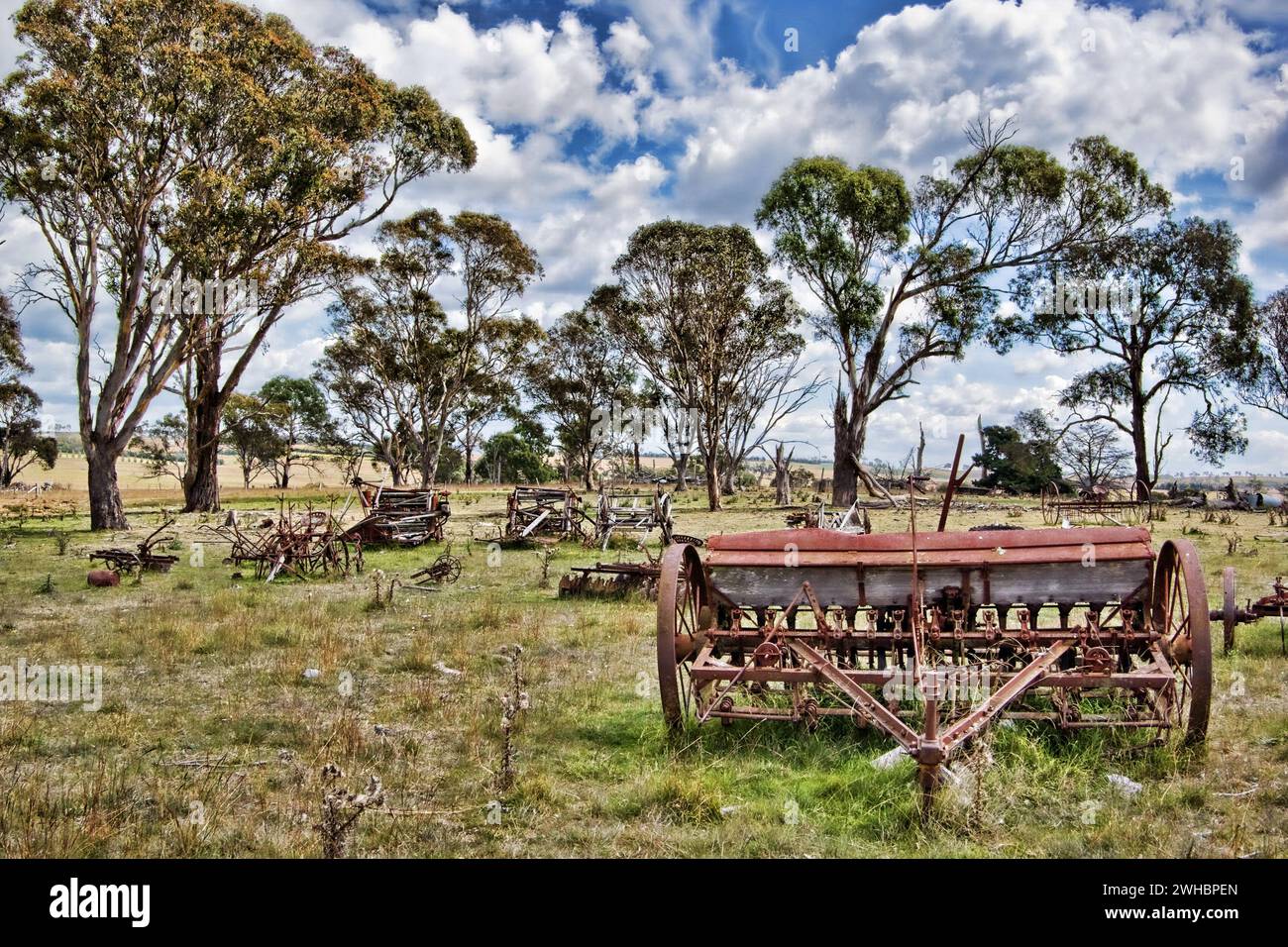 Old farm implements hi-res stock photography and images - Alamy