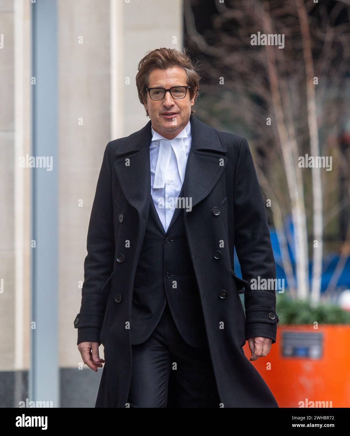 London, England, UK. 9th Feb, 2024. Prince Harry's lawyer DAVID ...