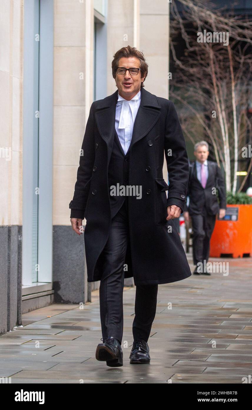 London, England, UK. 9th Feb, 2024. Prince Harry's lawyer DAVID ...