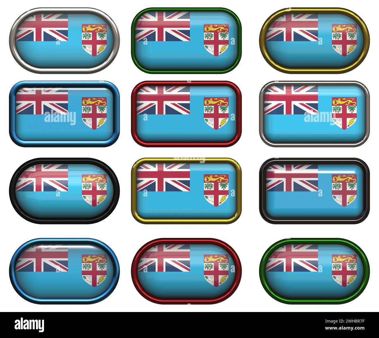 Fiji badge hi-res stock photography and images - Alamy