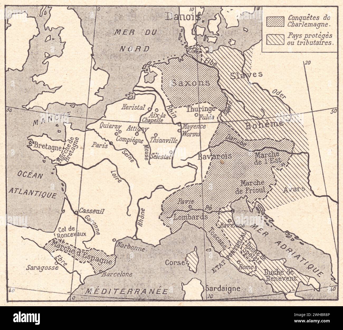 Charlemagne empire hi-res stock photography and images - Alamy
