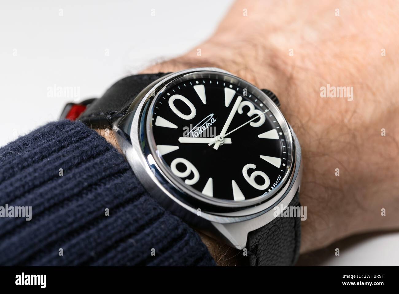 Saint-Petersburg, Russia - November 22, 2023: Raketa Big Zero Black ...