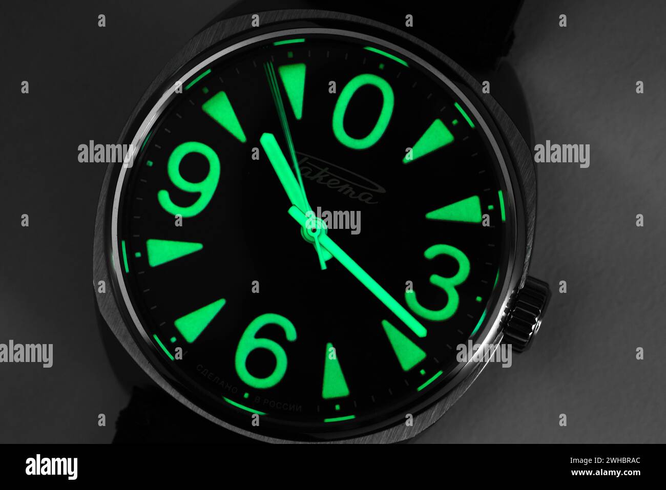 Saint-Petersburg, Russia - November 22, 2023: Raketa Big Zero Black ...