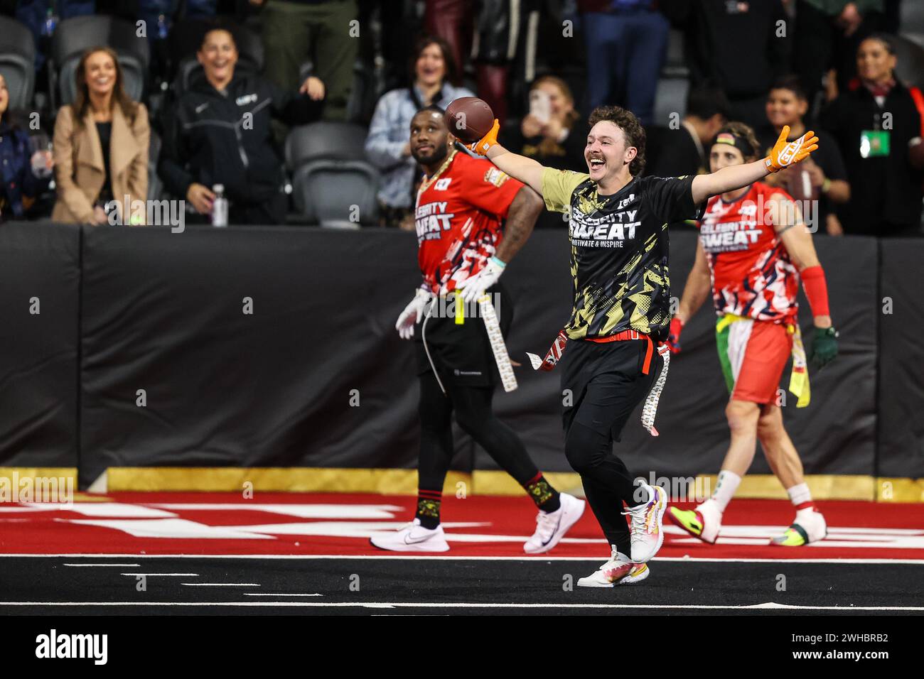 Henderson, NV, USA. 08th Feb, 2024. One half of the "The Pointer ...